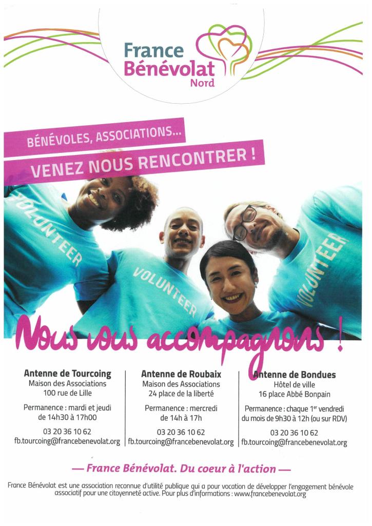 Permanence France Bénévolat | Ville de Bondues
