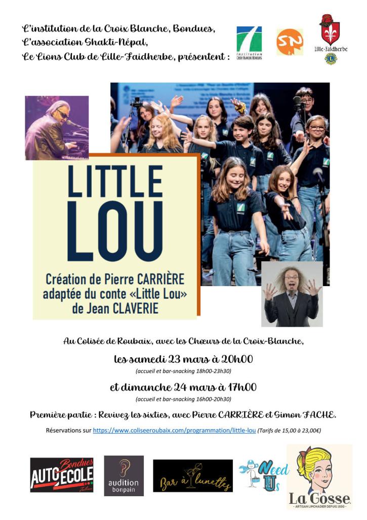Spectacle musical Little Lou | Ville de Bondues